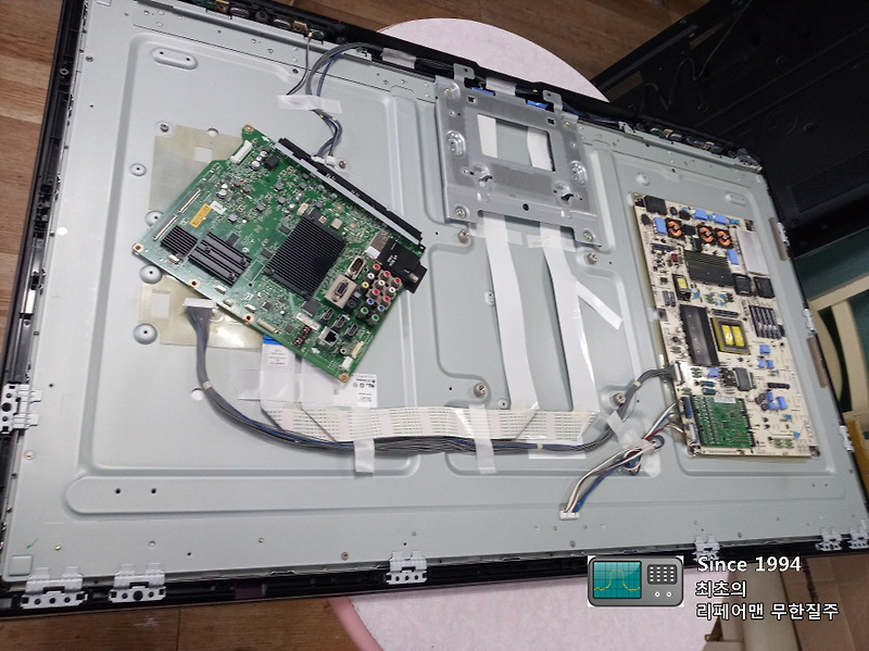 XCANVAS LG 47인치 LED TV 모델:47LE5500 액정 반응 무