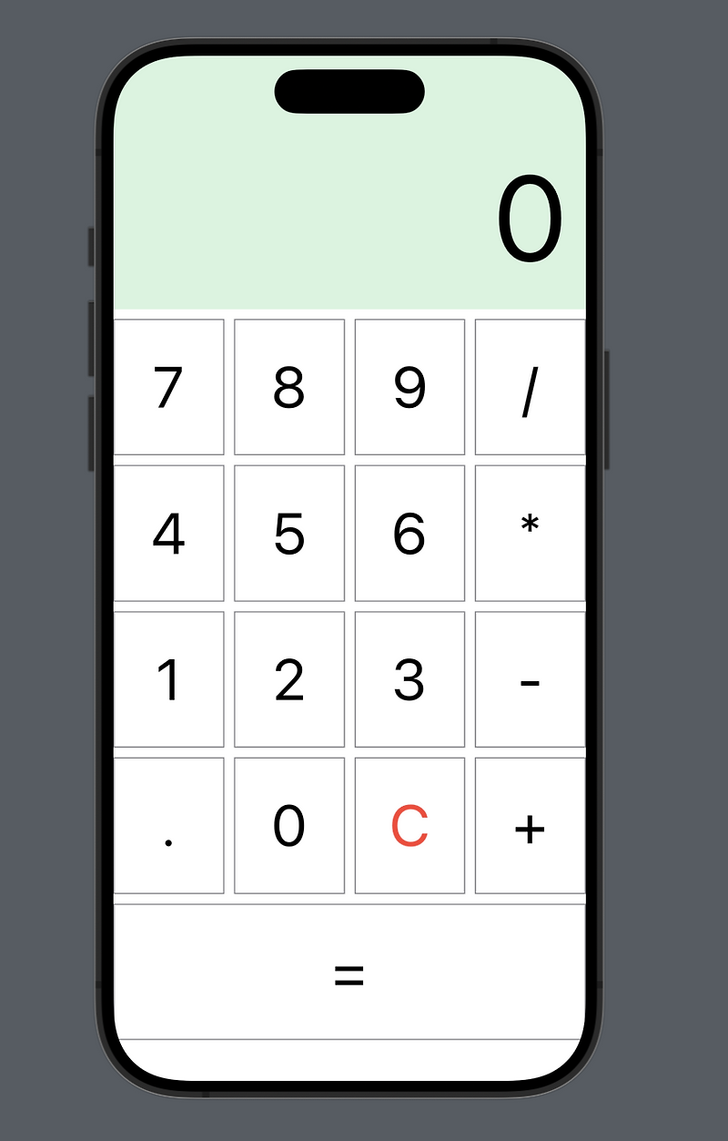 SwiftUI_Calculator 계산기 만들기 — Painting with Code