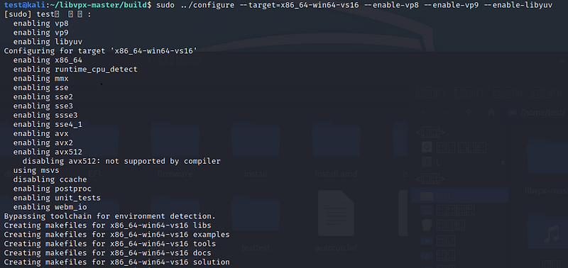 libvpx 빌드하기 (파일 첨부 되어있음) — nitwit