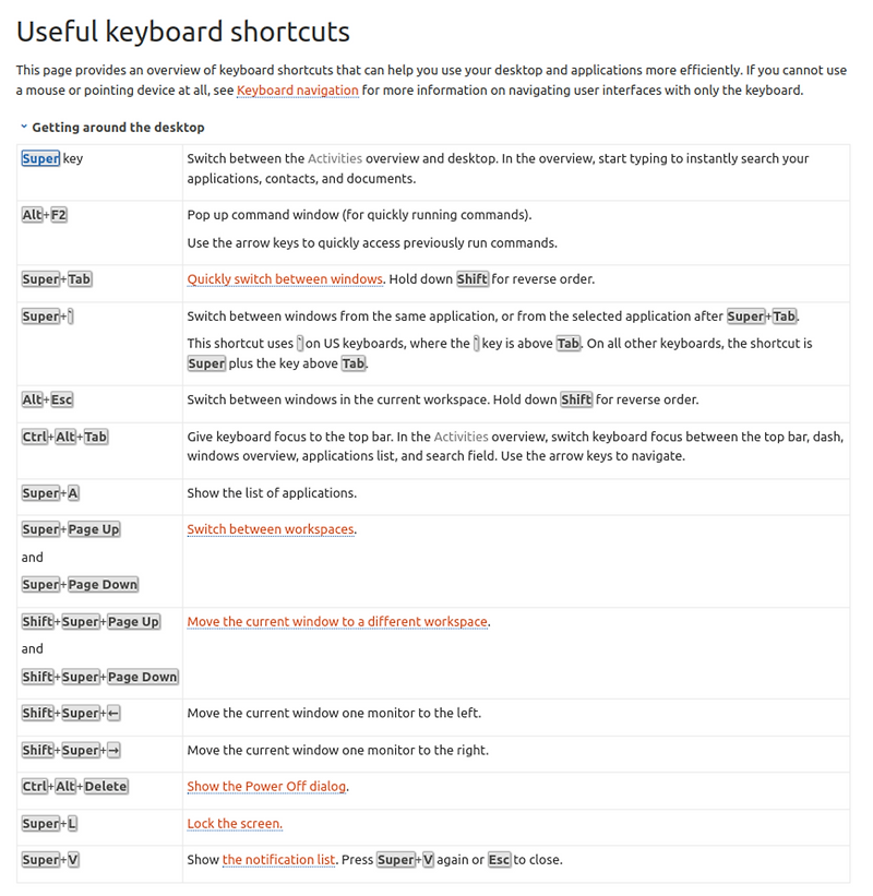 ubuntu:: shortcut key 우분투 단축키