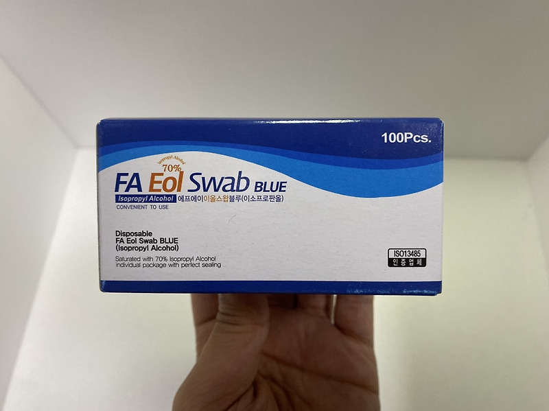 에프에이 FA - 이올 스왑 블루 Eol Swab BLUE 알콜솜
