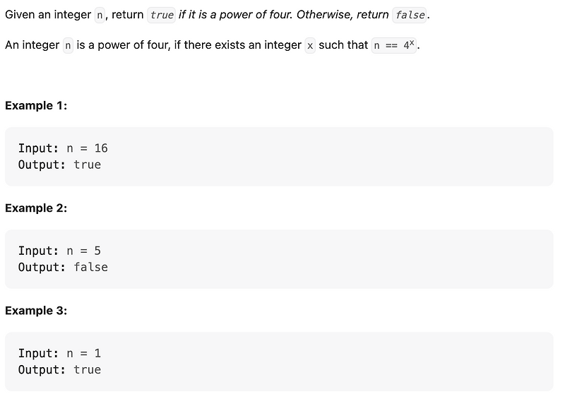[LeetCode/Python] 342. Power of Four - A025 :: Coding & Study