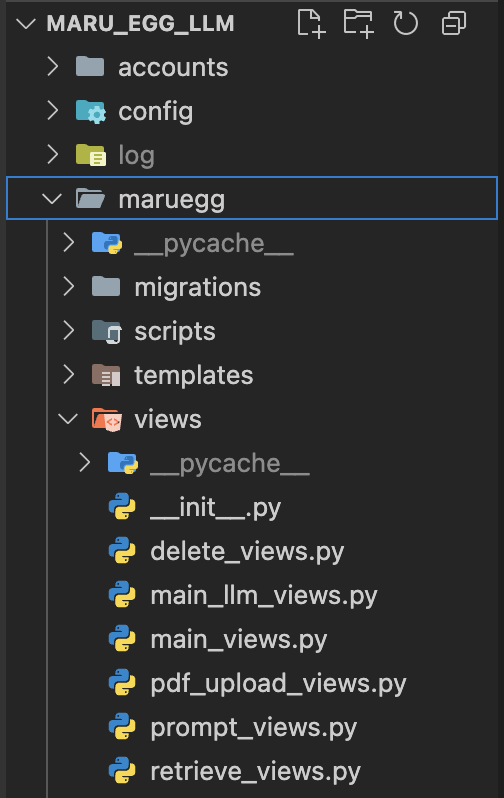 야무지게 views 분리한거 & 코드 정리 & camelot 재도전 + rag-llm전체 고도화 작업