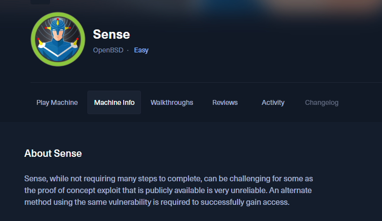 HackTheBox - Sense