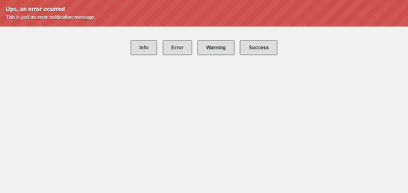 Notification Messages (CSS3 & jQuery)