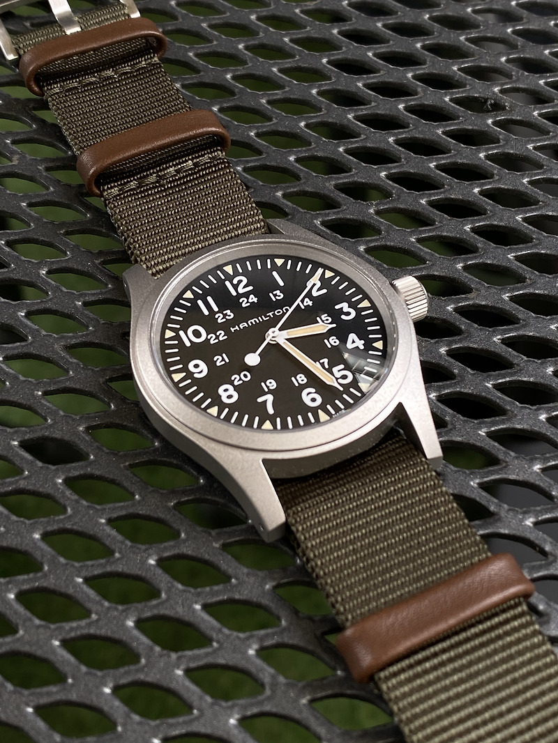 [해밀턴 카키필드 메카니컬 38mm] 베트남 전쟁에서 미 육군이 착용했던 필드워치!