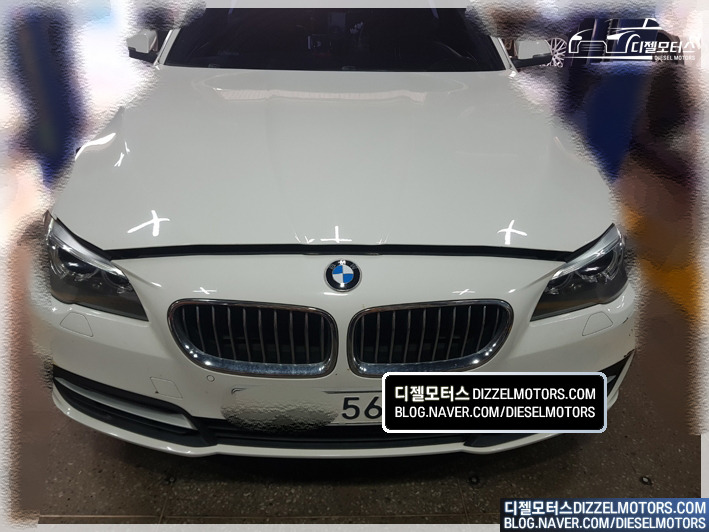 BMW 520D/엔진체크등 점등 증상 방문-DPF 탈거 클리닝,BBN 카본 수소 클리닝