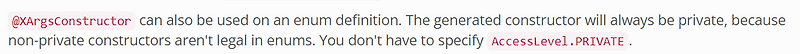 [java] enum 클래스에서의 @AllArgsConstructor