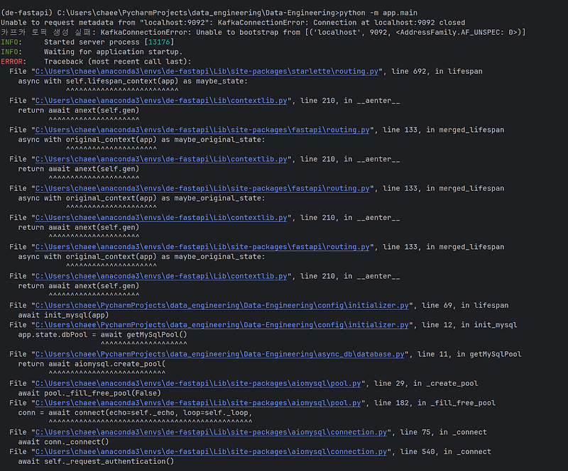 Error response from daemon: Conflict. The container name "/kafka-container" is already in use by ...