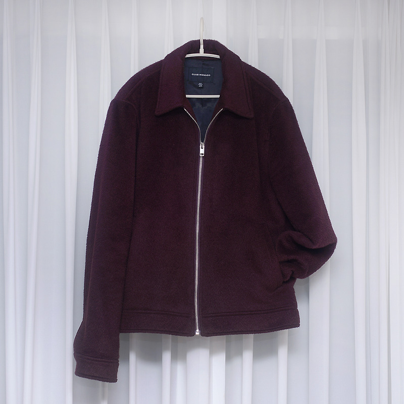 클럽 모나코 울블렌드 블루종 자켓 (M / 100-105)