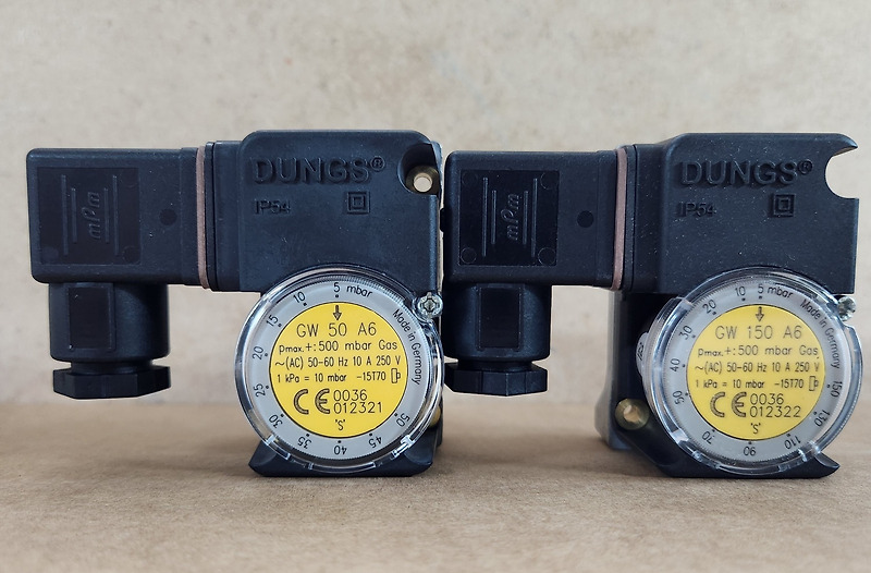GW10A6, GW50A6, GW150A6, GW500A6 DUNGS압력스위치