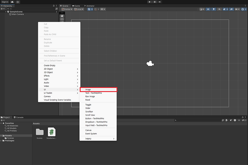 [유니티] 캔버스 위의 UI좌표 (Camera.main.WorldToScreenPoint)
