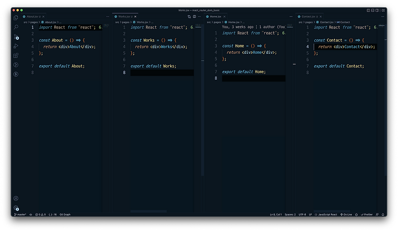 React Router Dom , hooks