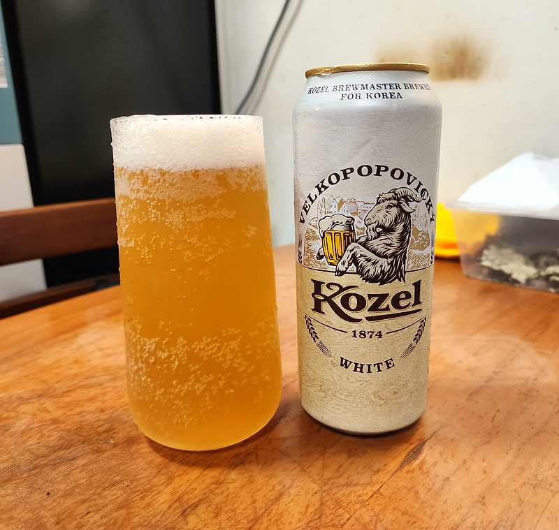체코 맥주 - 솔직 후기 / velkopopovicky Kozel White