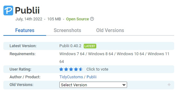 Publii 무료 다운로드