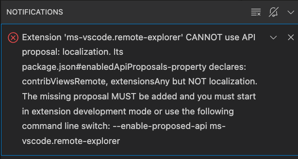 [vscode] remote explorer error 풀기 :: 찰진판다