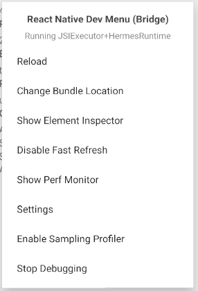 [React Native] Enable/Disable debugging mode in android emulator :: 꿈꾸는 개발자