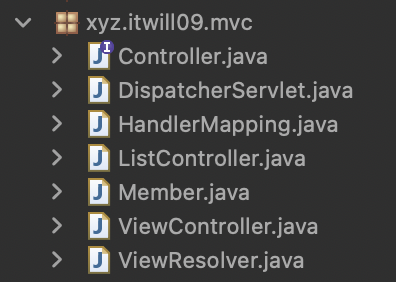 [Spring] MVC2 예제 (Spring X)