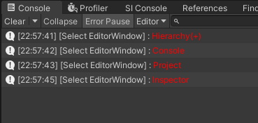 Unity) 선택된 Uniy Editor 찾기 (EditorWindowDector)