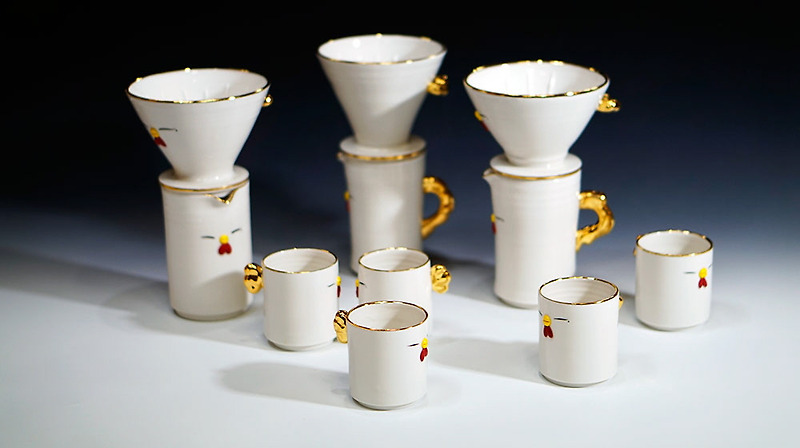 Cups & Coffee Hand Drip Set