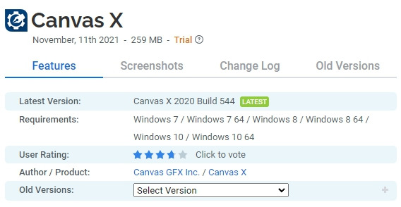 Canvas X 무료 다운로드