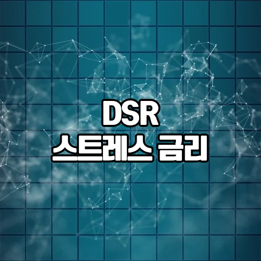 주택담보 DSR 계산법과 스트레스 금리란