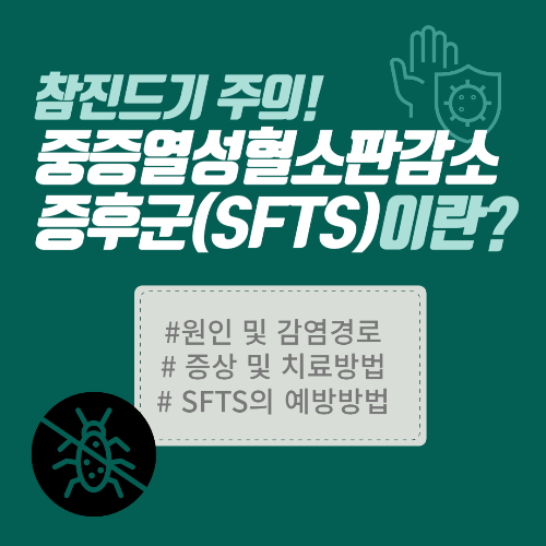 야외 활동 시 참진드기 주의! 중증열성혈소판감소증후군(SFTS) 예방법