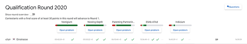 Google Codejam 2020 Qualification Round 후기 :: 아인스트라세의 SW 블로그