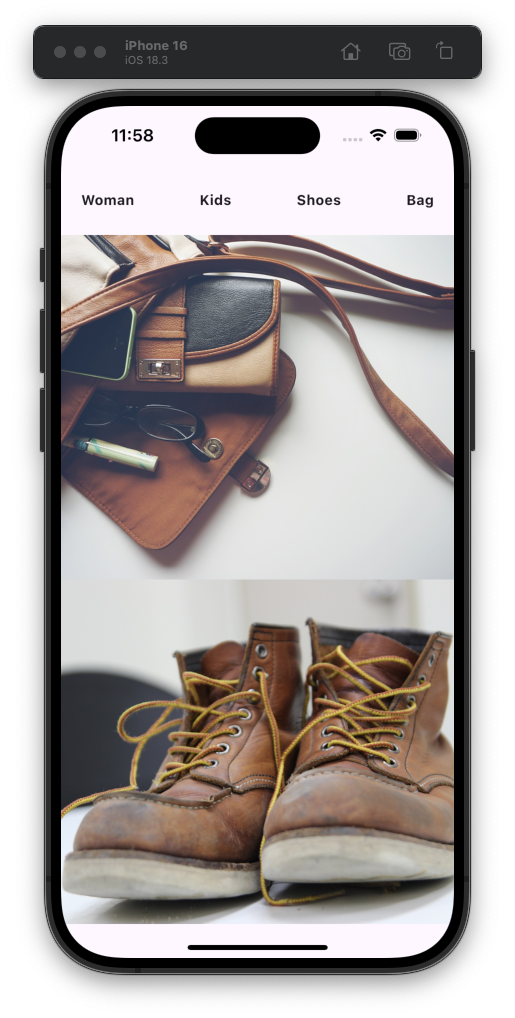 [Flutter] 간단한 쇼핑몰 UI - Stateless widget 배치 :: DevLogMJ