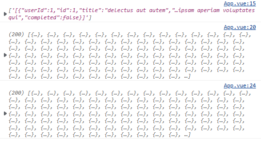 [axios/json] REST Api를 통해 받아온 정보 파싱하기