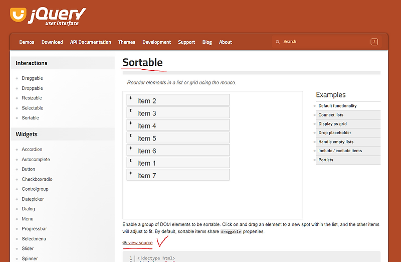 드래그 앤 드롭 리스트 구현