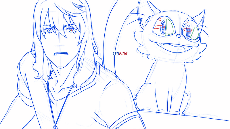 『스즈메의 문단속』무나카타 소타와 다이진 그리기『Suzume no Tojimari』 Drawing Souta Munakata x ...