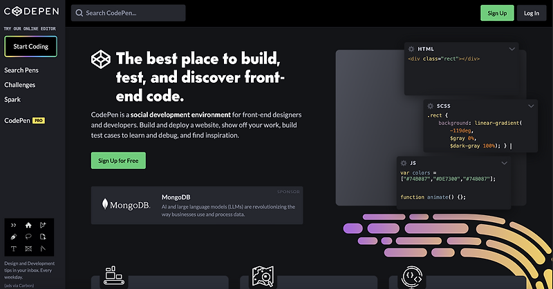 나도 할 수 있다! 코린이들을 위한 소스 제공 사이트 CodePen — 💫 My Tech Blog 👩‍💻