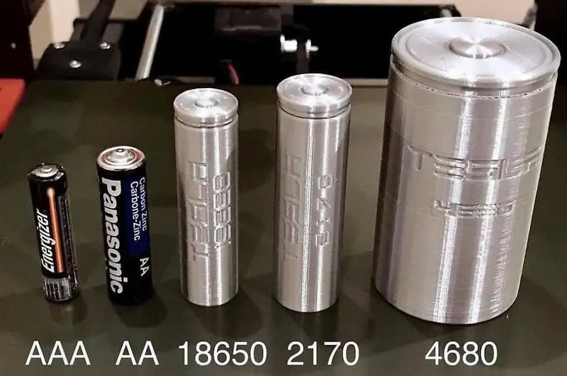 테슬라 원통형 리튬 이온 배터리