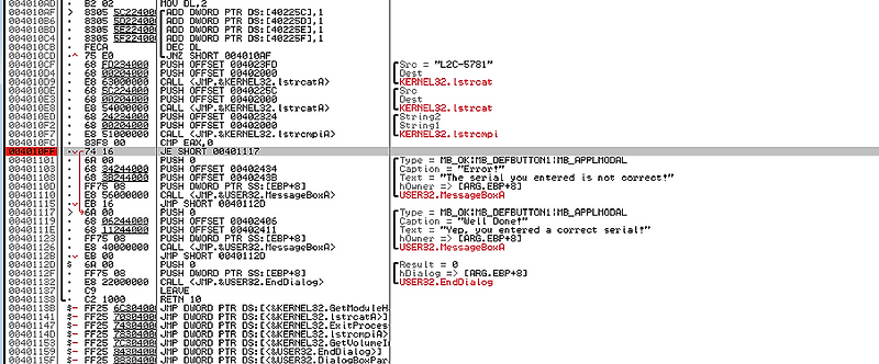 [리버싱 입문](8)[abex crackme 5]