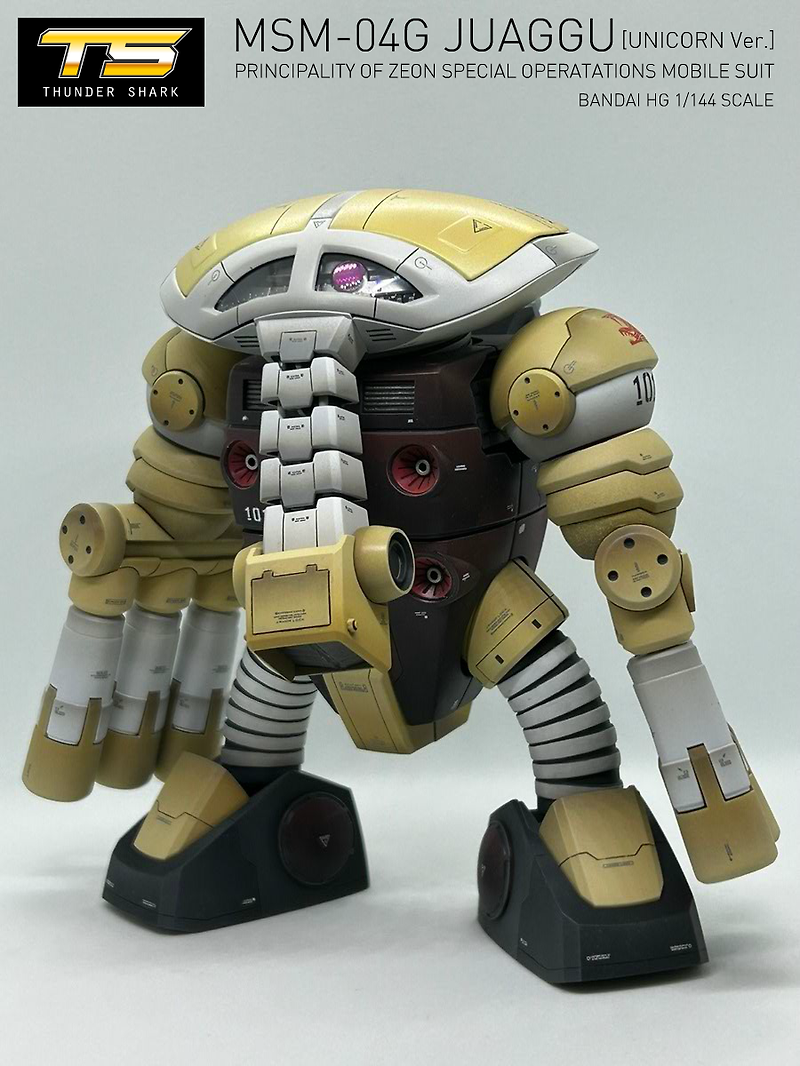 [HGUC] MSM-04G JUAGGU [UNICORN Ver] Painted "쥬악그 도색 완성"