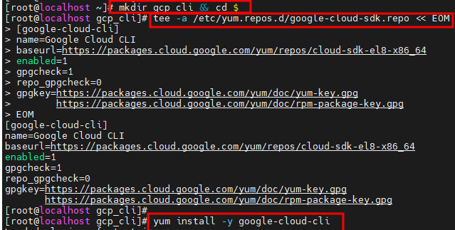 Gcp - CLI