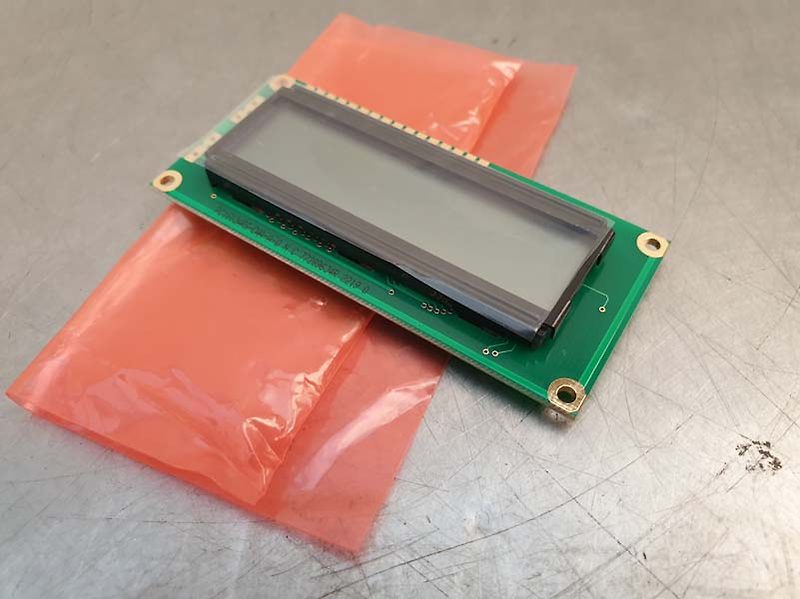 LCD 캐릭터LCD 16X2 PC1602C POWERTIP (PC1602-C) 판매합니다.