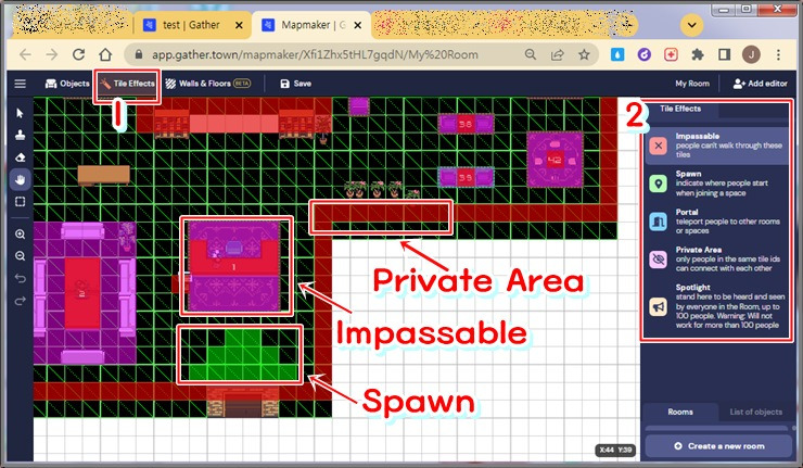 게더타운 3 - 타일 이펙트 (Tile Effects)