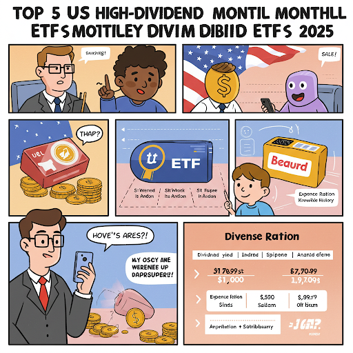 2025년 미국 고배당 월배당 ETF 5선 비교 분석
