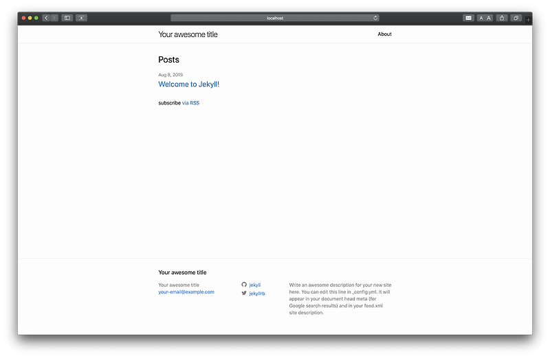 Jekyll을 사용하여 GitHub 블로그 만들기 :: DN_Developer
