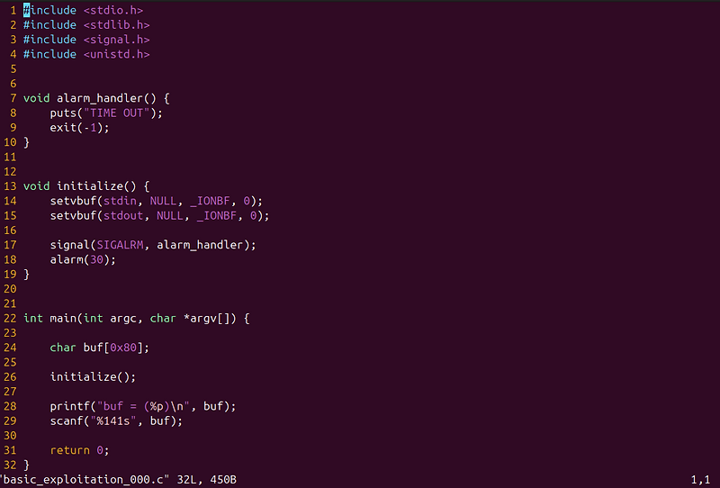 [Dreamhack] 워게임 basic_exploitation_000
