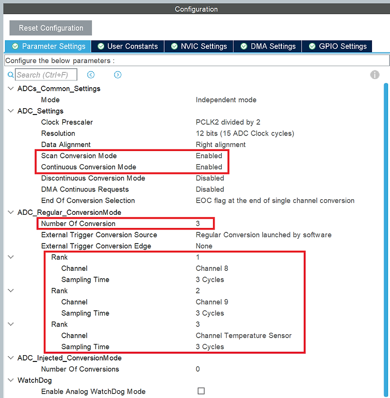 [CubeIDE] stm32 ADC-Polling 사용하기 sample code