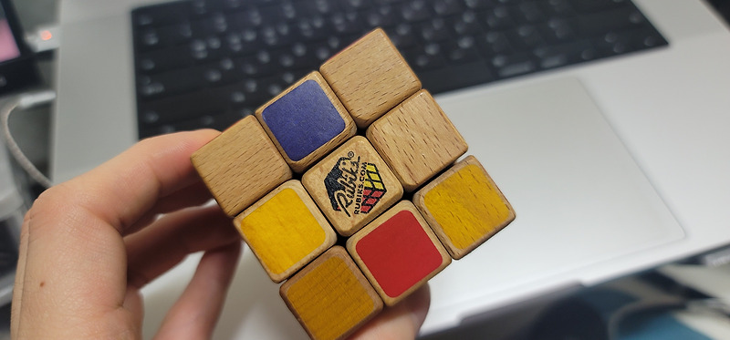 루빅스 40주년 나무 큐브( 40th anniversary wooden rubick's cube)
