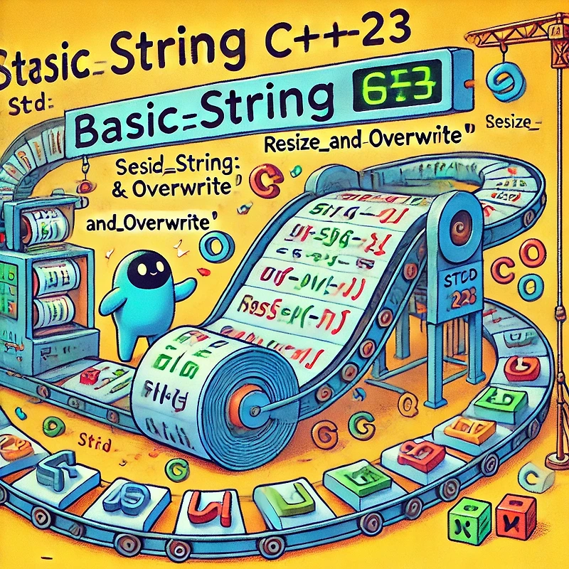 [C++23 새기능 소개] std::basic_string::resize_and_overwrite()
