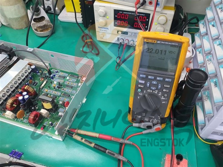 POWER / Power vector SMPS SPS1063 파워서플라이 수리완료 / 파워벡터 SPS1063 / 전원불량 ...