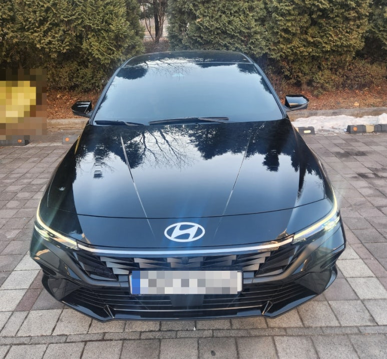 아반떼CN7 2025 외장 블랙 내장 블랙 정말 만족스러운 색 선택