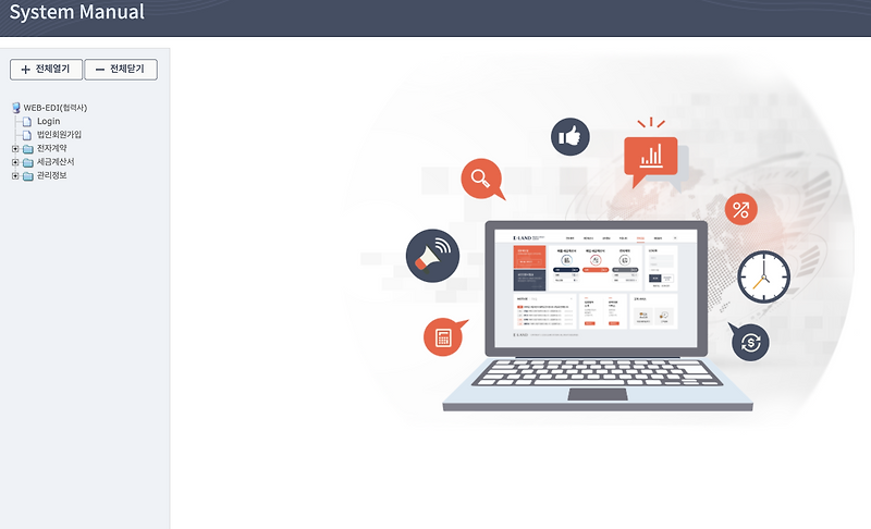 이랜드몰 EDIS DIS DCS 시스템