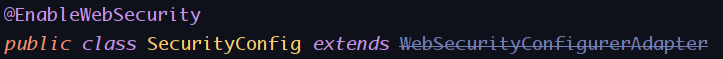 [Spring] Deprecated 된 WebSecurityConfigurerAdapter — 고래의 코딩일지