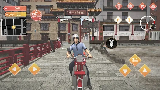 Japan Postman Moto Simulator MOD APK (Unlimited Money) 33 일본 우편 배달 바이크 시뮬레이터 나가사키 편